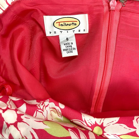 Talbots | Dresses | Talbots Petite Floral Dress | Poshmark